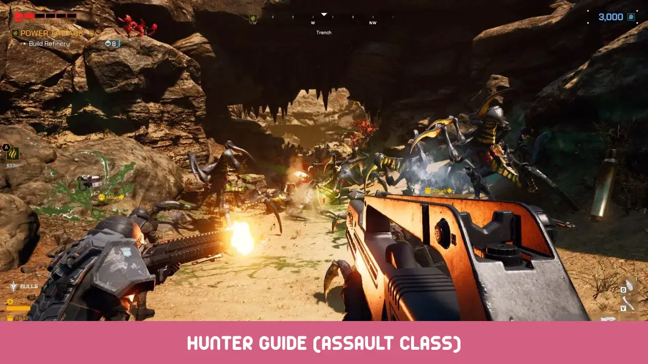 Starship Troopers Extermination - Hunter Guide (Assault class) Starship Troopers Extermination - Hunter Guide (Assault class)